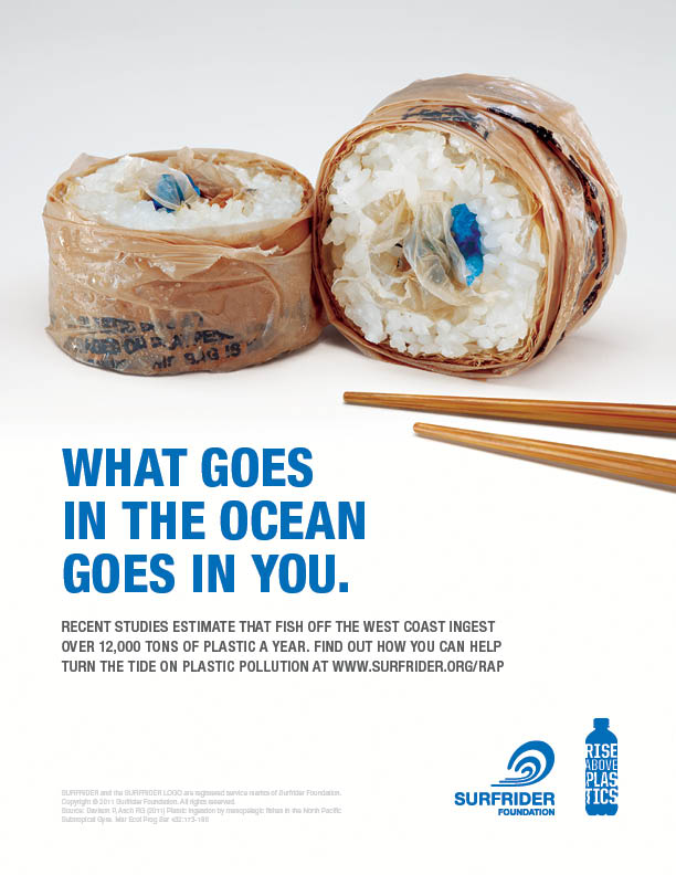 New Rise Above Plastics Print PSA s From Pollinate Surfrider Foundation